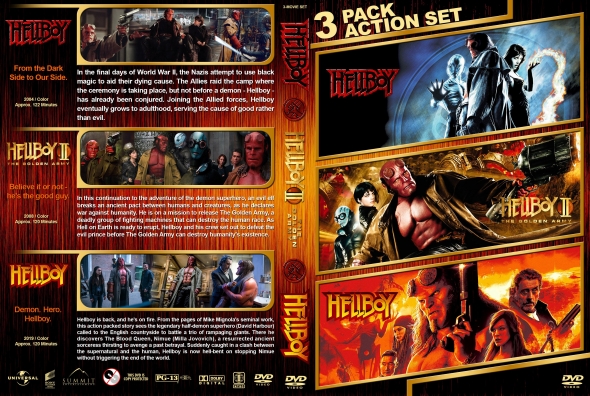 CoverCity - DVD Covers & Labels - Hellboy Triple Feature