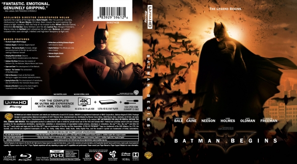 CoverCity - DVD Covers & Labels - Batman Begins