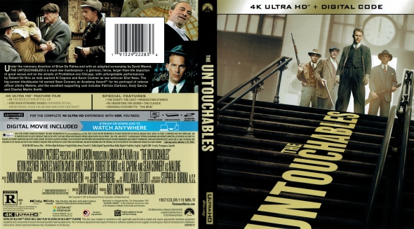 CoverCity - DVD Covers & Labels - The Untouchables 4K