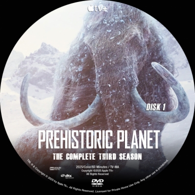 CoverCity - DVD Covers & Labels - Prehistoric Planet - Season 3; disk 1