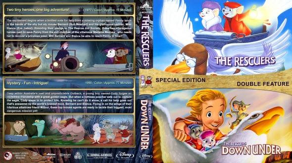 CoverCity - DVD Covers & Labels - The Rescuers Double Feature
