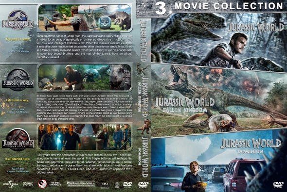 CoverCity - DVD Covers & Labels - The Jurassic World Triple Feature