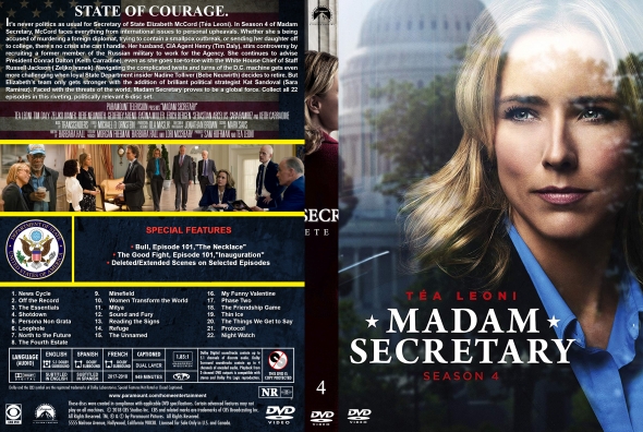CoverCity - DVD Covers & Labels - Madam Secretary - Season 4 (spanning ...