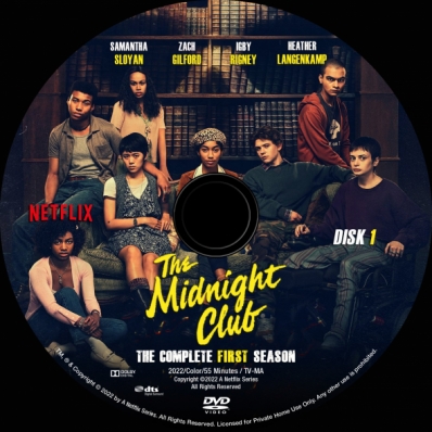 CoverCity - DVD Covers & Labels - The Midnight Club - Season 1; disk 1