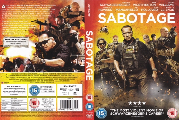 CoverCity - DVD Covers & Labels - Sabotage