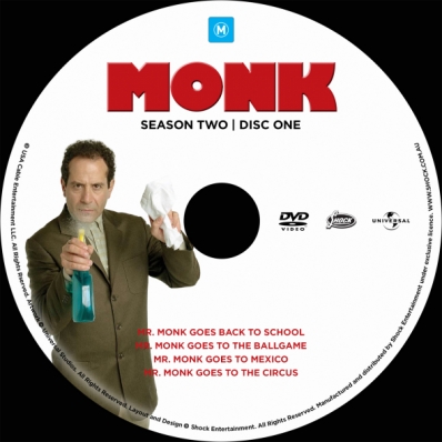 CoverCity - DVD Covers & Labels - Monk - Season 2; disc 1