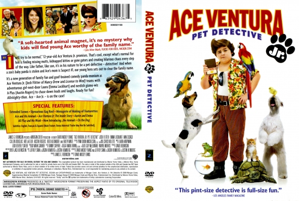 CoverCity - DVD Covers & Labels - Ace Ventura: Pet Detective Jr. CoverCity - DVD Covers & Labels - Ace Ventura: Pet Detective Jr.