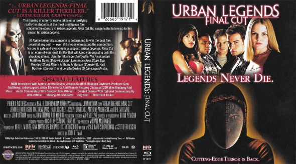 Covercity Dvd Covers And Labels Urban Legends Final Cut