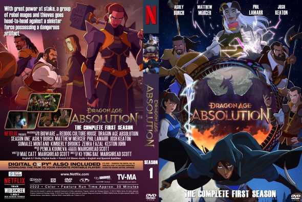 CoverCity - DVD Covers & Labels - Dragon Age: Absolution - Season 1