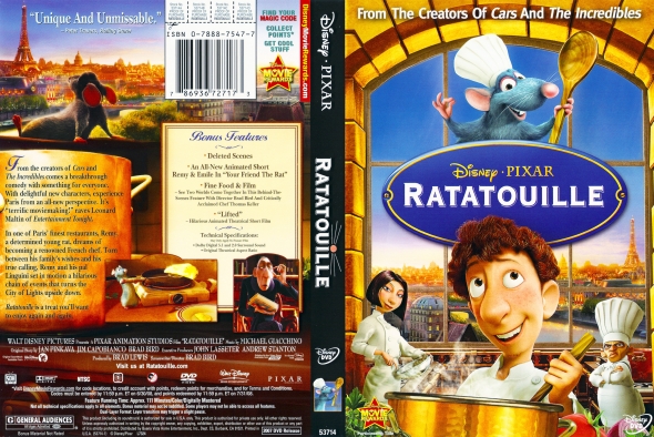 CoverCity - DVD Covers & Labels - Ratatouille