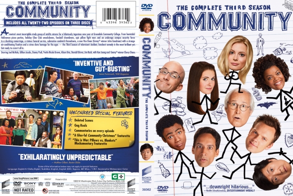 CoverCity - DVD Covers & Labels - Community - Season 3 CoverCity - DVD Covers & Labels - Community - Season 3