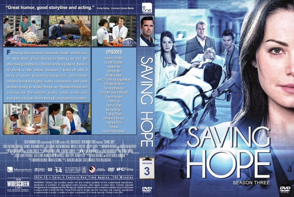 CoverCity - DVD Covers & Labels - Saving Hope - Season 3