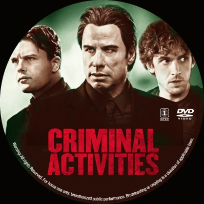 CoverCity - DVD Covers & Labels - Criminal Activities