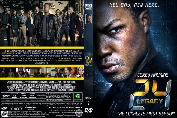 CoverCity - DVD Covers & Labels - 24 Legacy - Season 1