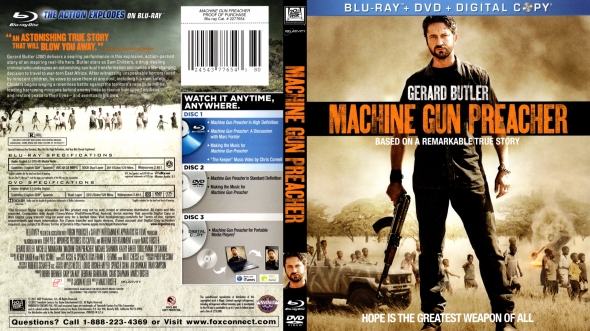 Machine Gun Preacher Dvd Cover