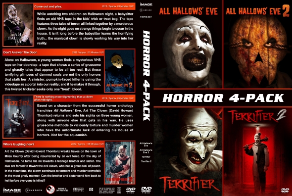 CoverCity - DVD Covers & Labels - Horror 4-Pack