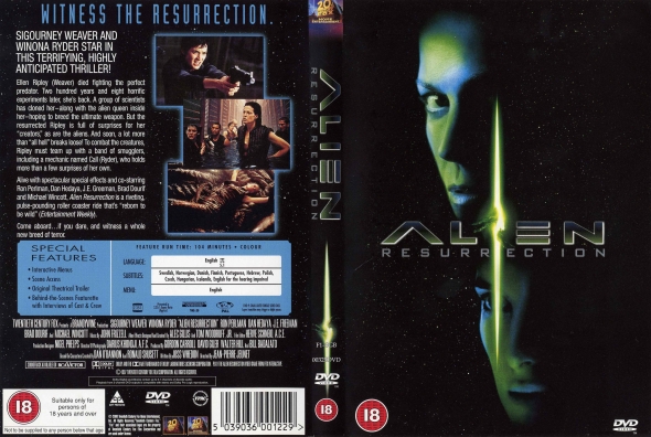 CoverCity - DVD Covers & Labels - Alien: Resurrection
