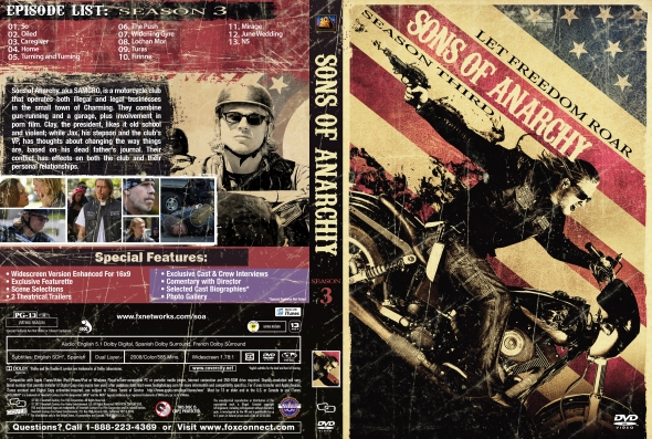 CoverCity - DVD Covers & Labels - Sons of Anarchy - Season 3