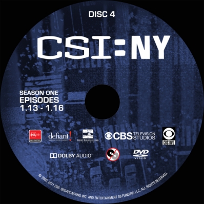 CoverCity - DVD Covers & Labels - CSi: NY - Season 1; disc 4