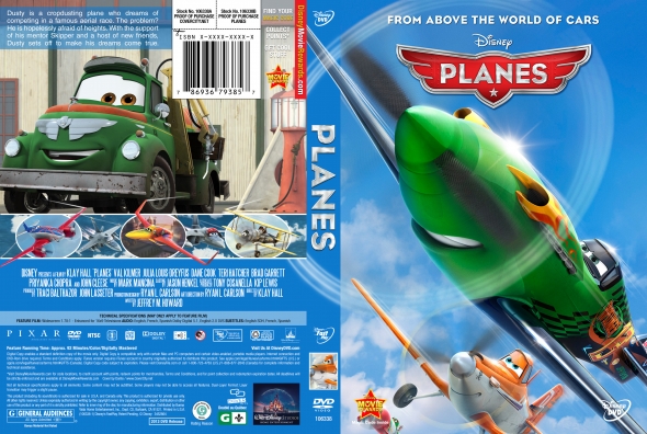 Planes Dvd Label
