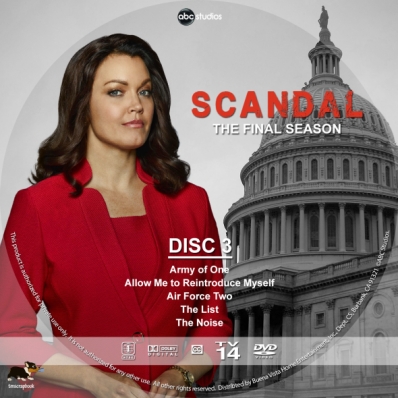 CoverCity - DVD Covers & Labels - Scandal - Season 7, disc 3