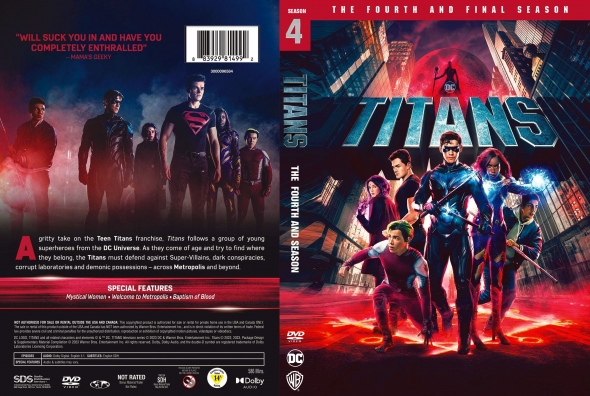 CoverCity - DVD Covers & Labels - Titans: The Complete Fourth Season