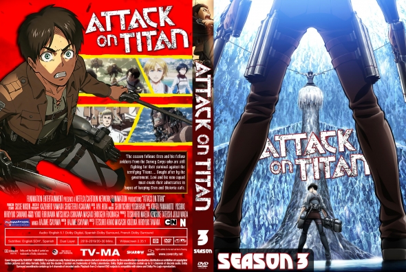 CoverCity - DVD Covers & Labels - Attack on Titan - Season 3