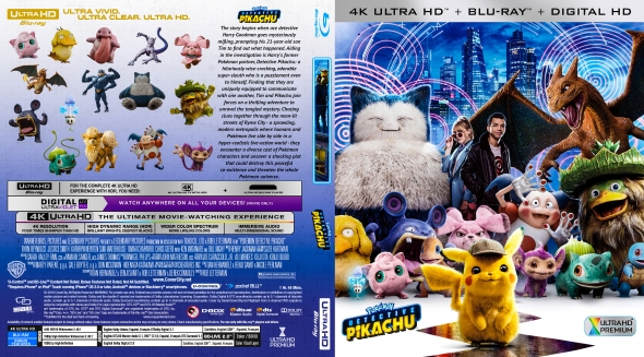 CoverCity - DVD Covers & Labels - Pokemon Detective Pikachu 4K