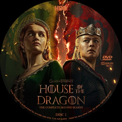 CoverCity - DVD Covers & Labels - House of the Dragon - Season 2; disc 1