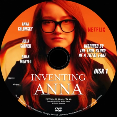 CoverCity - DVD Covers & Labels - Inventing Anna - Mini Series; disk 1