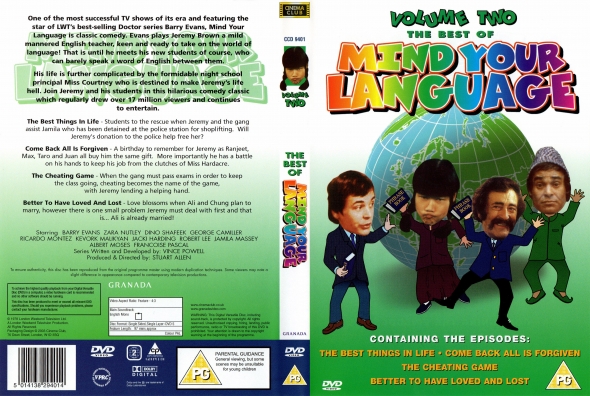 CoverCity - DVD Covers & Labels - Mind Your Language - volume two CoverCity - DVD Covers & Labels - Mind Your Language - volume two