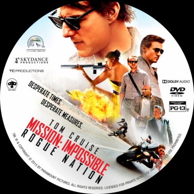 CoverCity - DVD Covers & Labels - Mission: Impossible - Rogue Nation