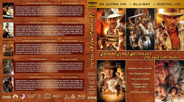 CoverCity - DVD Covers & Labels - Indiana Jones Anthology 4K