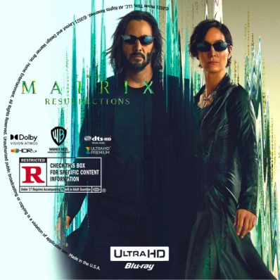 CoverCity - DVD Covers & Labels - The Matrix Resurrections 4K
