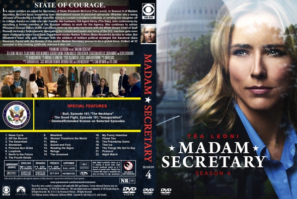 CoverCity - DVD Covers & Labels - Madam Secretary - Season 4