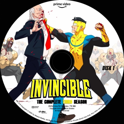 CoverCity - DVD Covers & Labels - Invincible - Season 3; disk 1