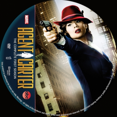 CoverCity - DVD Covers & Labels - Agent Carter - Season 1; disc 1