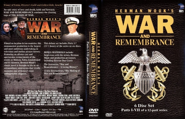 CoverCity - DVD Covers & Labels - War and Remembrance