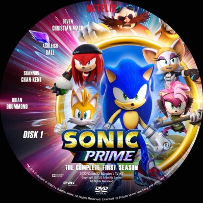 CoverCity - DVD Covers & Labels - Sonic Prime - Season 1; disk 1