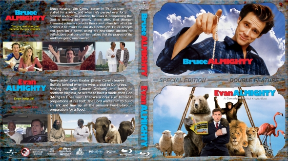 CoverCity - DVD Covers & Labels - Bruce Almighty / Evan Almighty Double CoverCity - DVD Covers & Labels - Bruce Almighty / Evan Almighty Double