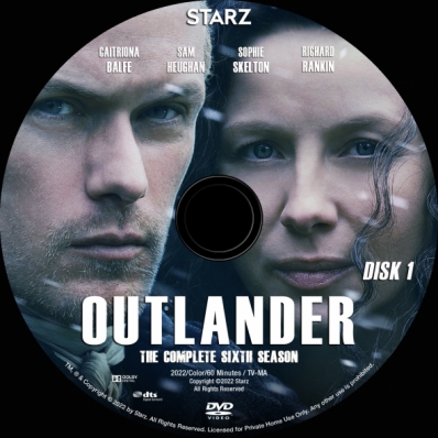 CoverCity - DVD Covers & Labels - Outlander - Season 6; disk 1
