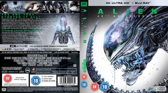 CoverCity - DVD Covers & Labels - Alien 4K