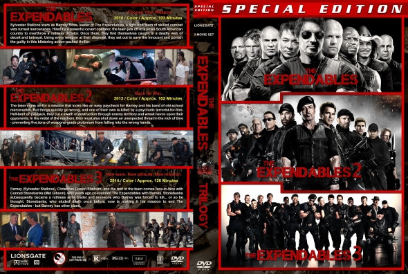 CoverCity - DVD Covers & Labels - The Expendables Trilogy