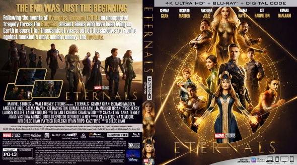 CoverCity - DVD Covers & Labels - Eternals 4K