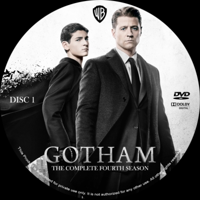 CoverCity - DVD Covers & Labels - Gotham - Season 4; disc 1