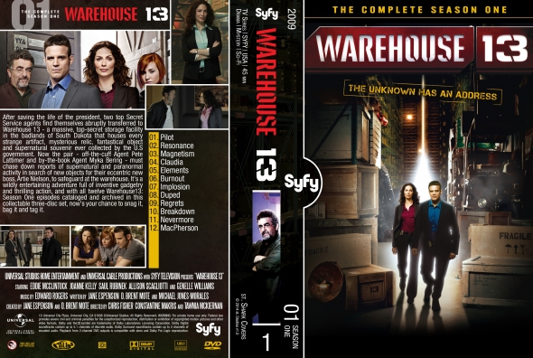 CoverCity - DVD Covers & Labels - Warehouse 13 - Season 1