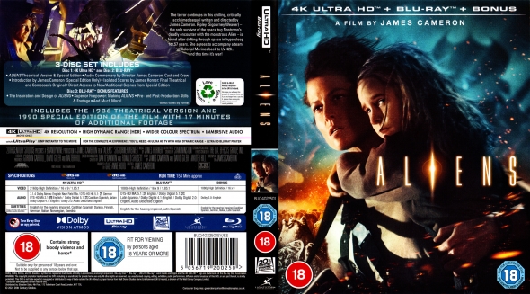CoverCity - DVD Covers & Labels - Aliens 4K