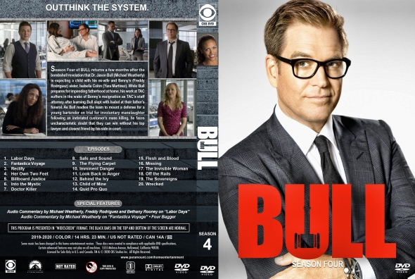 CoverCity - DVD Covers & Labels - Bull - Season 4