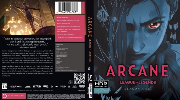 CoverCity - DVD Covers & Labels - Arcane: League of Legends - Season 1 (4K)