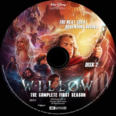 CoverCity - DVD Covers & Labels - Willow 4K - Season 1; disk 2